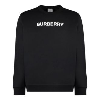 Burberry Baumwoll-Sweatshirt mit Rundhalsausschnitt - - Sweatshirts & Hoodies - Herren - Schwarzk - XS