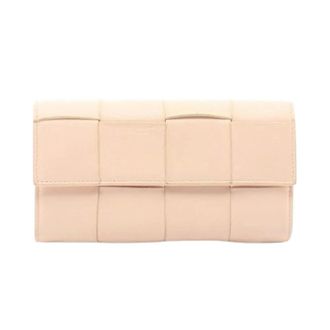 Bottega Veneta Portefeuille en cuir Pre-owned - Femme - Pre-owned - Rose - Taille: ONE Size