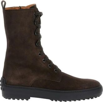 Tod's Tods Stiefel - High Suede Ankle Boots - Gr. 36,5 (EU) - in Braun - f&uuml;r Damen