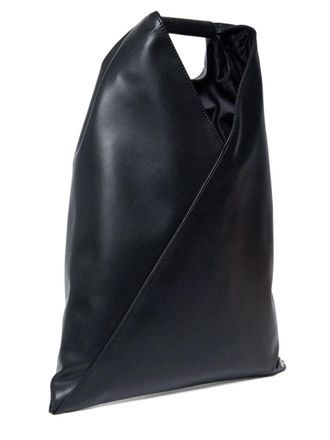 Maison Margiela Kids Tote Bag Japanese Small Black Polyester Handbags Hand