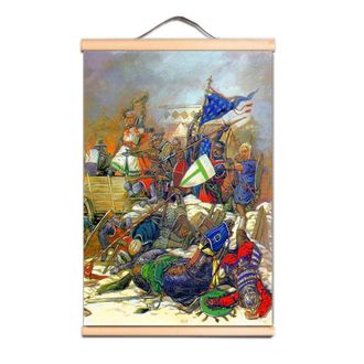 Generic Ritter Templer Rüstung Krieger Landschaft Wandkunst Bilder Wohnzimmer Malerei Vintage Bauernhaus Wohnkultur A0