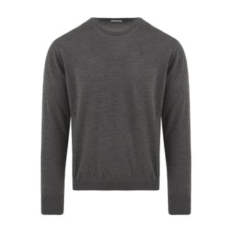Malo Rundhals-Pullover - - Knitwear - Herren - Grau - XL