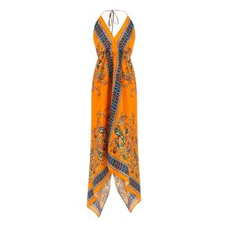 Etro Femme, Robes, Multicolore, Taille: 38 FR Long Silk Dress