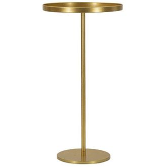 Paris Prix Table dAppoint en Métal Doha 100cm Or