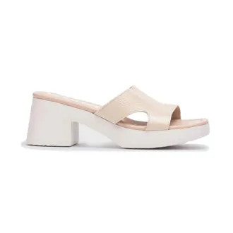 Wonders Leder-Sandale mit Pastell-Print - - Shoes - Damen - Beige - 42 EU