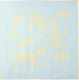 Jacquemus Femme, Accessoires, Bleu, Taille: ONE Size Le Foulard Paysan