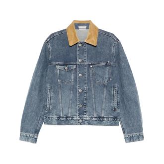 J.W.Anderson Corduroy-Kragen Jeansjacke - - Jackets - Herren - Blau - L
