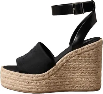 Calvin Klein Elisabeth - Espadrilles compens&eacute;es - Noir CK