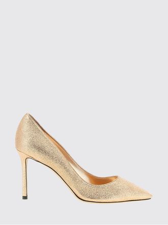 Jimmy Choo London Escarpins Romy 85 en cuir lamin&eacute; &agrave; talon aiguille