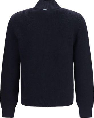 Herno Padded Knit Hybrid Down Jacket - Navy
