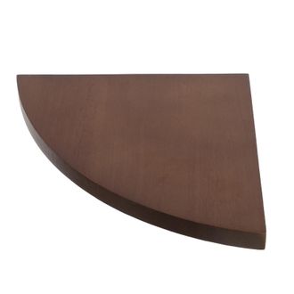 Amosfun ORFOFE Schwebendes Eckregal aus Robustem Massivholz F&auml;cherf&ouml;rmiges Wandregal 18X18cm Vielseitiges Vintage Eckb&uuml;cherregal f&uuml;r Wohnzimmer und Bad