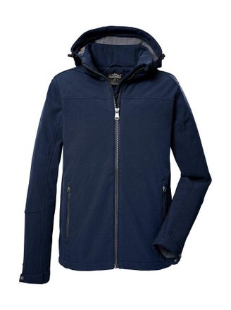 Killtec Softshelljacke Herren Softshelljacke Wasserabweisende Softshelljacke mit Fleece, abnehmbarer Kapuze