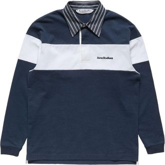 Acne Studios Polo en coton &agrave; logo Acne Studios