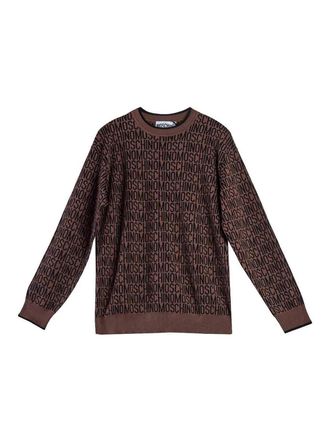 Moschino Pull Col Rond - Marron
