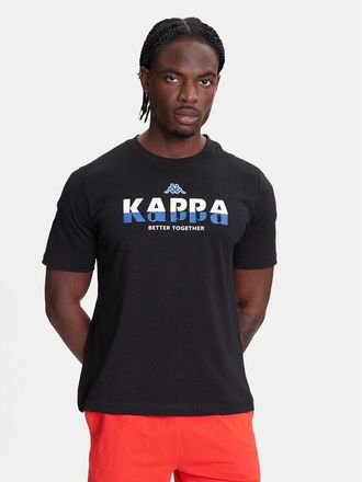 Kappa T-Shirt 351U8KW 005 Schwarz Regular Fit