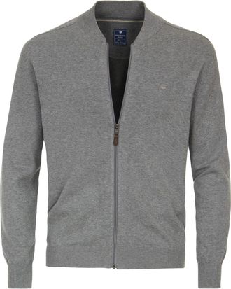 Redmond Regular Fit - Herren Strickjacke (Art.Nr.: 685), Größe:5XL, Farbe:Grau(70)