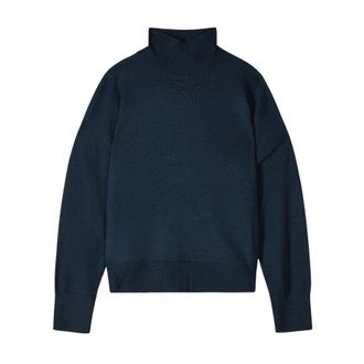 Patrizia Pepe Rollkragenpullover - - Knitwear - Damen - Blau - XS