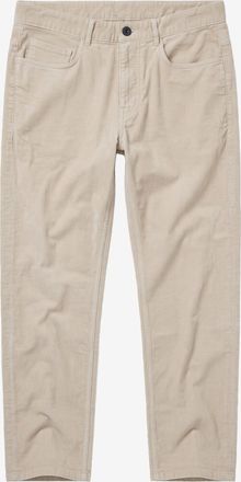 Knowledge Cotton Apparel Herren vegan Hose Oak Regular Cord Helles Federgrau