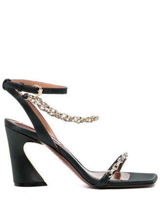 Zimmermann Sandalen mit Ketten - Schwarz
