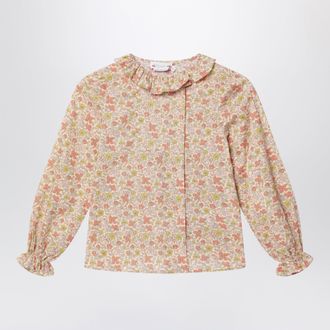 BONPOINT Rosa Hemd aus Liberty-Stoff