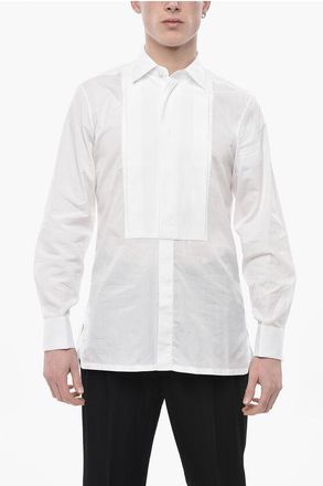 Givenchy Cotton Tuxedo Shirt with Hidden Placket size 39