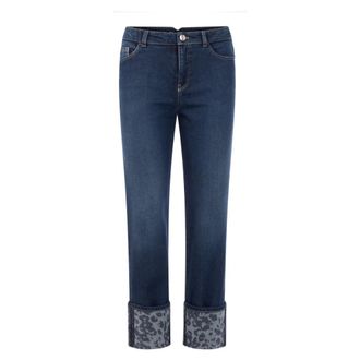Marc Cain Fendou Cropped Jeans - - Jeans - Damen - Blau - XL