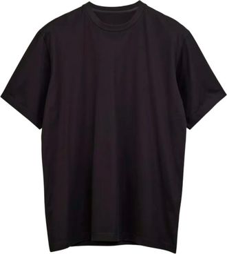Yohji Yamamoto Homme, Tops, Noir, Taille: M T-shirt Graphique &agrave; Manches Courtes