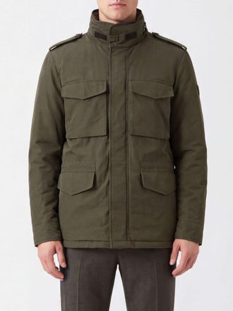 Aspesi Parka im Milit&auml;rstil aus Baumwollmischung mit Kordelzug in der Taille