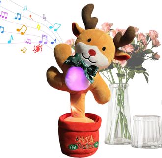 Generic Elektrischer Weihnachtsbaum Tanz Musik Spielzeug, Elektrische Singende Leuchtende Weihnachtsbaum Figur, Saisonale Deko Für Schlafzimmer Thanksgiving F