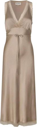 Lollys Laundry Femme, Robes, Beige, Taille: 38 FR ClariLL Midi Dress