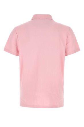 Polo Ralph Lauren Mens Pink Piquet Polo Shirt Gardenpink Exterior: Cotton T-shirts And Polos