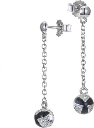 Orphelia Damen-Hängeohrringe 925 Sterling Silber zirkonia ZO-7332