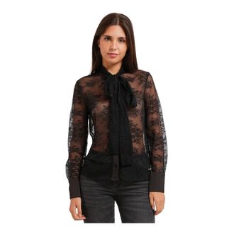 Yes-Zee Chemisier &agrave; - Femme - Blouses et Chemises - Noir - Taille: 40 FR