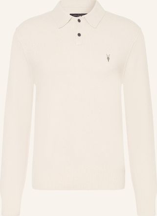 AllSaints Allsaints Strick-Poloshirt Statten weiss