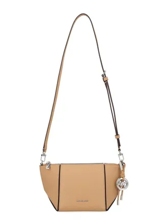 Michael Michael Kors Womens Shoulder Bag Sm Tz Beige Cow Leather