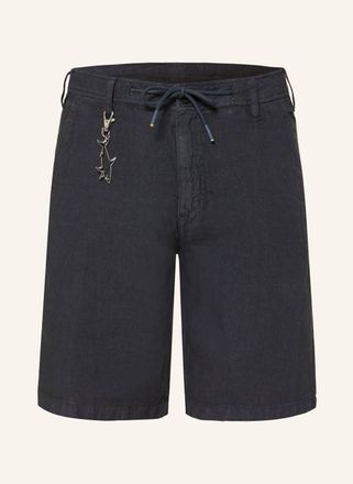 Paul & Shark Paul & Shark Leinenshorts blau