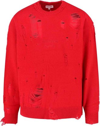 Charles Jeffrey Loverboy Pull Col Rond - Rouge