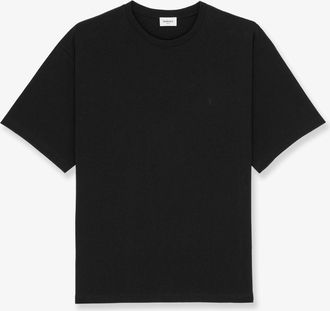 Saint Laurent Certified cotton t-shirt - SAINT LAURENT - gender_Man