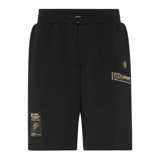 Plein Sport Schwarze Sweat Shorts Paecmjt2601Ste003N0294 - - Sport - Herren - Schwarzk - S