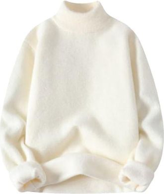 Generic Pulls Col Roul&eacute; pour Femme UK - Pulls dhiver chauds en maille c&acirc;bl&eacute;e - Pulls &agrave; col roul&eacute; en tricot - Pulls &agrave; col roul&eacute; pour les f&ecirc;tes - Pulls en maill