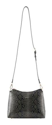 Seidenfelt Manufaktur sac &agrave; &eacute;paule bandouli&egrave;re Lilleby Midi Crossbag Reptile Dark Green vert fonc&eacute;