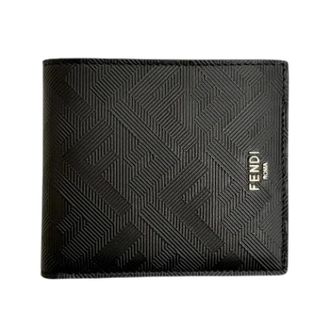Fendi Pre-owned Shadow Logo Kalbsleder Geldb&ouml;rse - - Pre-owned - Herren - Schwarzk - ONE SIZE