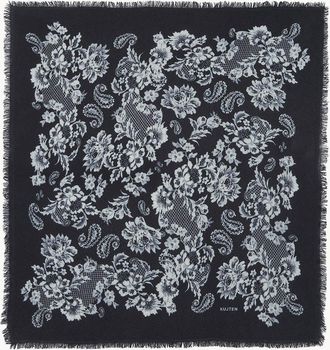 Kujten Bandana cachemire tricotage jersey imprimé - Petit Bandana Hachi Lace