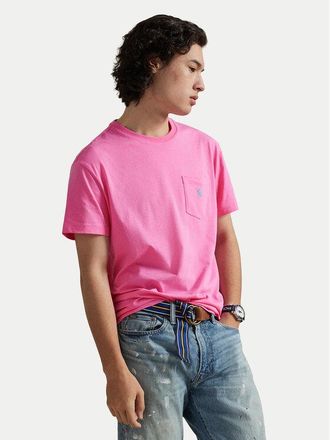 Polo Ralph Lauren T-Shirt 710671438511 Rosa Custom Slim Fit