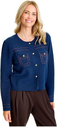 In Front Strickware - - Knitwear - Damen - Blau - L