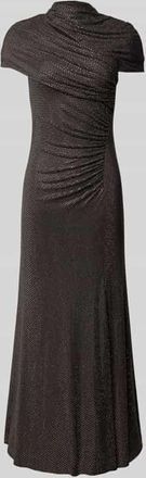 Self Portrait Maxikleid mit Allover-Ziersteinbesatz