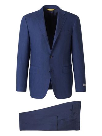 Canali costume &agrave; poches &agrave; rabat - Bleu