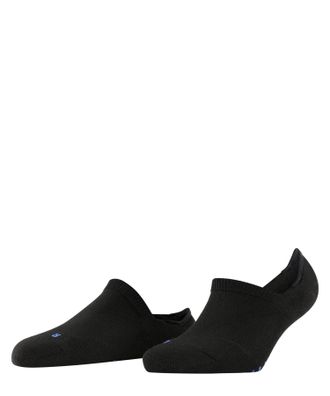 Falke Damen F&uuml;&szlig;linge Cool Kick Invisible W IN weich atmungsaktiv schnelltrocknend unsichtbar einfarbig 1 Paar, Schwarz (Black 3000) neu - umweltfreundlich, 