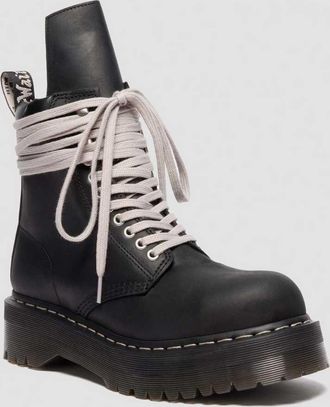 Dr. Martens Leder Steel Toe Rick Owens Stiefel in Schwarz, Gr&ouml;&szlig;e: 37