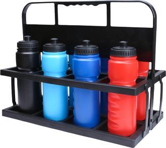 Generic Squeeze Flaschenhalter | Faltbarer Sport Wasserflaschenhalter - Weit verbreitete Flaschenhalter Faltbar Flaschenhalter f&uuml;r bis zu 8 Flaschen | Wasserf